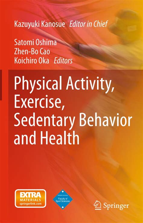 Physical Activity Exercise Sedentary Behavior And Health Premiumjs Store