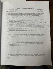 Uncertainties In Physics Measurements Lab Foundations Skills Course Hero