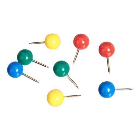 Buy Amazon Basics Multi Color Push Pins Tacks Mm Round Head With
