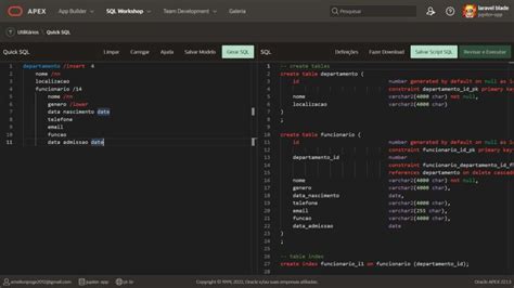 Oracle Sql Plsql Oracleapex Tecnologiadeponta Tecnologiadigital Produtivo