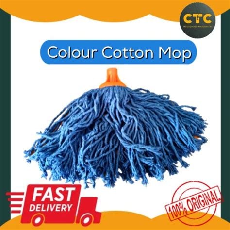 Colour Cotton Mop Mop Warna L Size Mop Mop Tebal Lazada