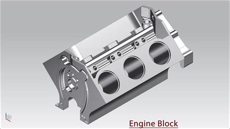 Designing Engine Block Siemens Nx Tutorial Youtube