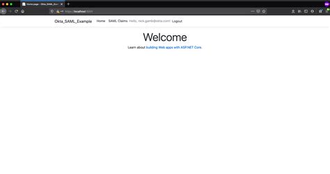 How To Authenticate With Saml In Aspnet Core And C Okta Developer