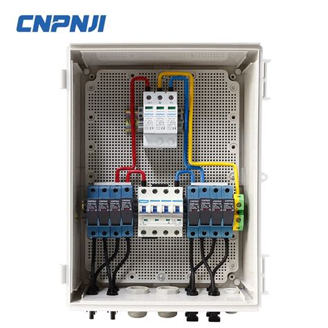 Pv Array Combiner Box 4 String 4 In 1 Out Pv Combiner Box Distribution Box For Solar System