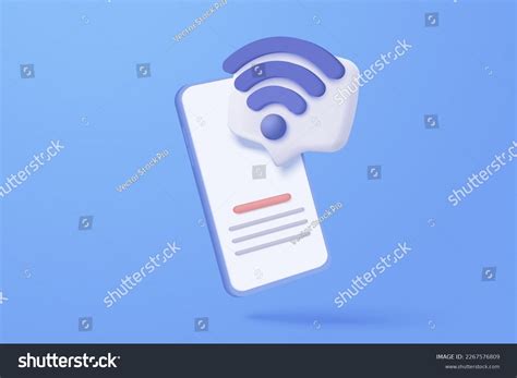 3d Wireless Connection Sharing Network On Stock Vector Royalty Free 2267576809 Shutterstock