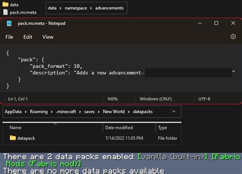 the game isn t recognizing my datapack r minecraftcommands