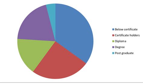 A Pie Chart Showing The Educational Level Of Respondents Download Scientific Diagram