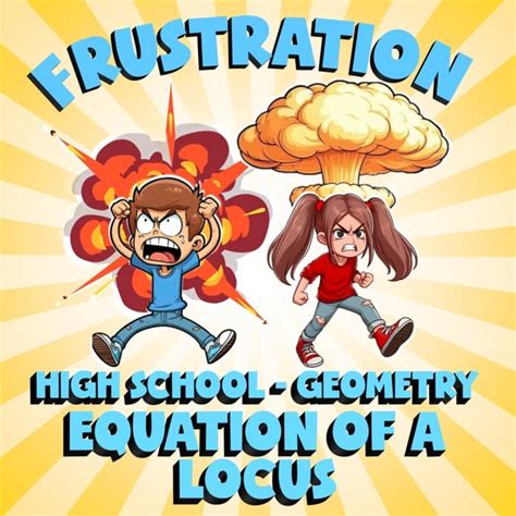 Equation Of A Locus Frustration Math Game No Prep Geometry Review