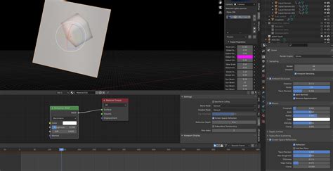 Create A Blur Material That Permit To Blur What Is Behind The Object Eevee Technical