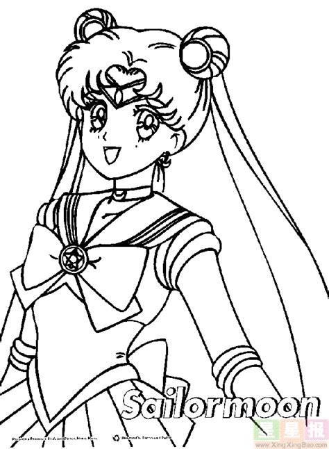 卡通女孩简笔画