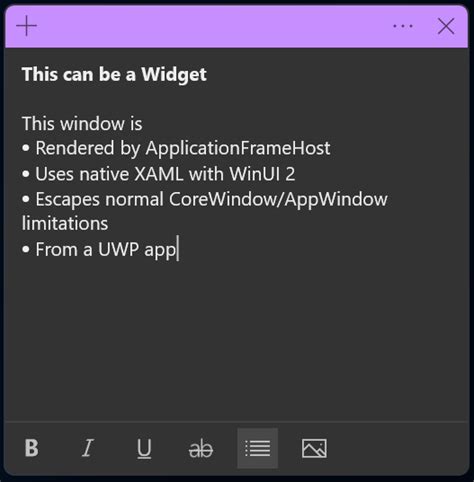 Ditch WebView In Widgets Panel And Use Native WinUI Issue Microsoft WindowsAppSDK
