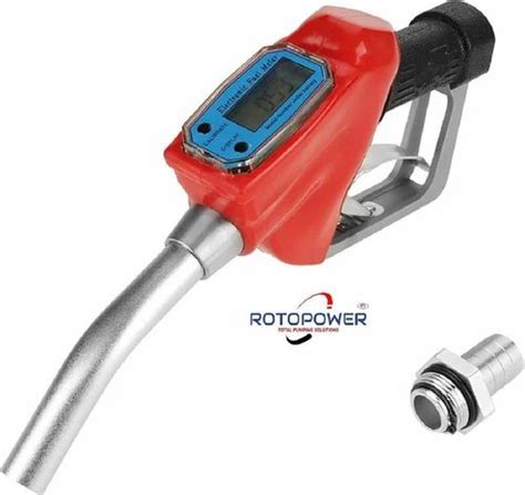 Aluminium Fuel Nozzle With Digital Flow Meter Size 34 At ₹ 3600