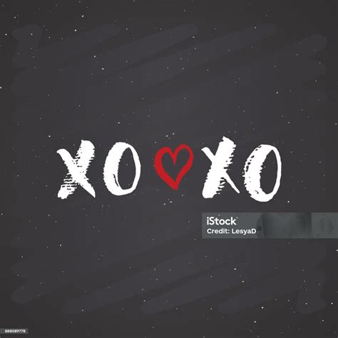 여 자가 브러쉬 문자와 기호 그런 지 Calligraphiv C 포옹 및 키스 문구 인터넷 속어 약어가 여 자가 기호 칠판 배경