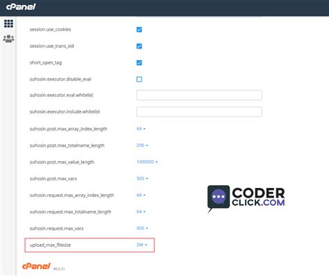 How To Increase The Upload Max Filesize Limit In Cpanel