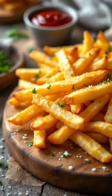 Crispy French Fries Shatter Crunch Fluffy Center Fry Shop Perfect