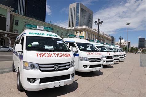 Нийслэлийн таван эрүүл мэндийн байгууллагад яаралтай тусламжийн машин
