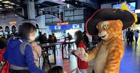 장화신은 고양이 끝내주는 모험 도심에 나타난 고양이 화제