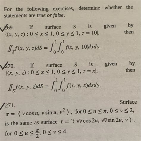 solved for the following exercises determine whether the