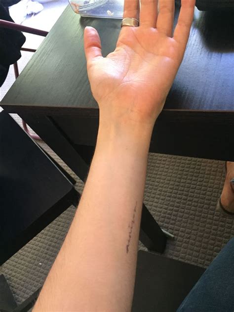 Idea Positioning Script Tattoos Triangle Tattoo Fitbit Flex