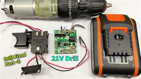 How To Repair Cordless Electric Drill Switch And Bms Replacement