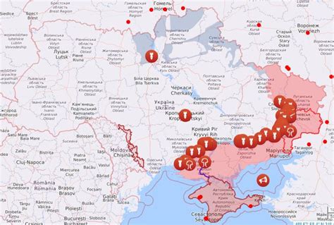 Карта бойових дій в Україні 29 07 2022 Новини Bigmir Net