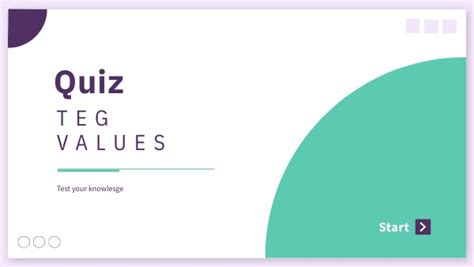 Teg Values Quiz