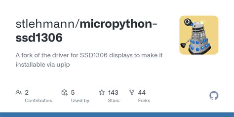 Micropython Ssd1306 Sdist Upip Py At Master · Stlehmann Micropython Ssd1306 · Github