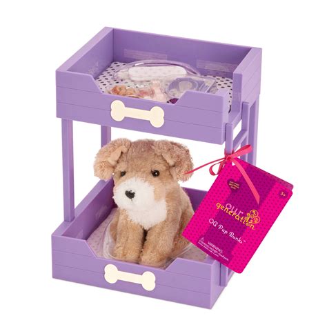 Łóżko Piętrowe Z Pieskiem I Akcesoriami Og Pup Bunks Ourgeneration Dobre Liski