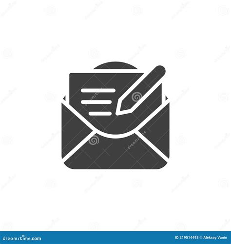 Compose Email Vector Icon Stock Vector Illustration Of Compose 219514493