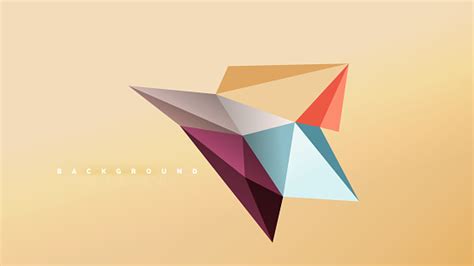 초록 배경기하학적 종이 접기 스타일 모양 구성 삼각형 낮은 폴 리 디자인 개념 다채로운 최신 유행 최소한의 그림 종이접기에 대한 스톡 벡터 아트 및 기타 이미지 Istock