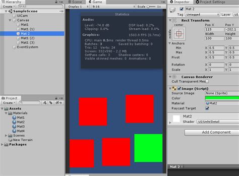 Unity Game Engine Unity D Ugui Aka New Ui Draw Call Optimization Stack Overflow