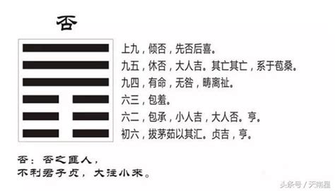 易經第十二卦否卦爻辭原文及白話翻譯 每日頭條