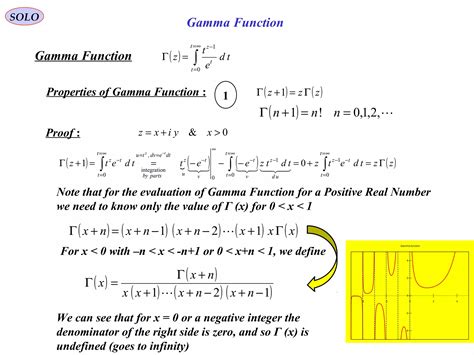 Gamma Function PPT