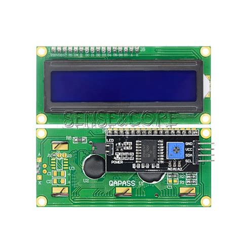 Iic I2c Serial Interface 1602 16x2 Character Lcd Module Display Blue Eur 2 84 Picclick De