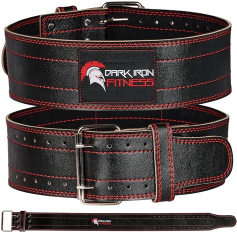 Powerlifting Workout Belt With Double Stitching Lifting Belt Lever 10mm