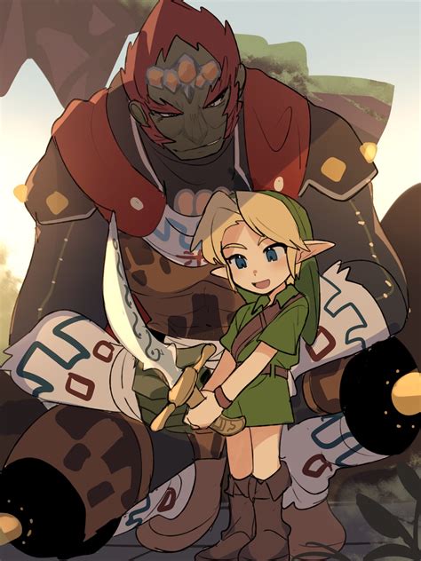 Link Ganondorf And Babe Link The Legend Of Zelda And 1 More Drawn By Suikaels Danbooru
