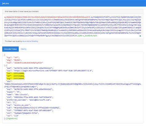 Converting Timestamp Claim To Readable Timestamp In Jwt Tokens Ruians Tech Troubleshooting