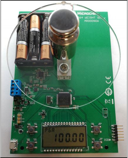Weight Scale Application Using MCP3564 24 Bit Delta Sigma ADC Datasheets Com