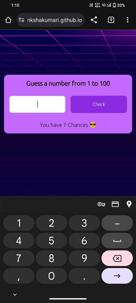 revisednumberguessing game with html css and javascript akanksha
