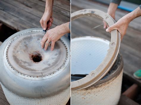 How To Turn A Washing Machine Drum Into A Fire Pit