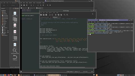 Gtk Gui Highlight Page Function Broken In To Proper Functions Youtube