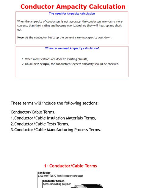 5 Ampacity Calculation 23 01 2024 Download Free Pdf Electrical