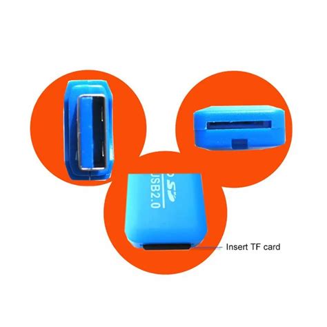 Mini Micro Tf Sd Card Reader Usb2 0 Storage Card Adapter High Speed Computer Laptop Shopee