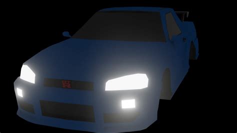 Modelagem Gtr R34 Roblox Studio Low Poly Youtube