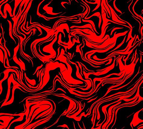 Black Red Marble Swirl Seamless Background — Drypdesigns