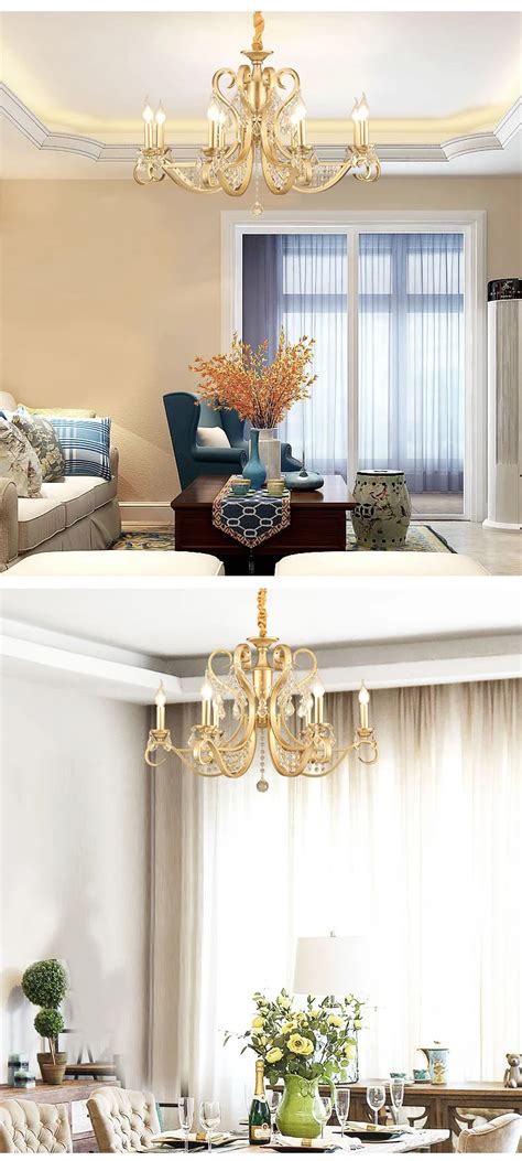 Скандинавский светодиодный светильник люстры хрустальная лампа для кухни детской спальни