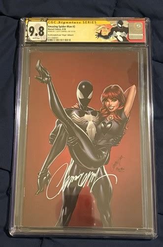 Amazing Spider Man 2 803 J Scott Campbell Virgin Variant B Signed