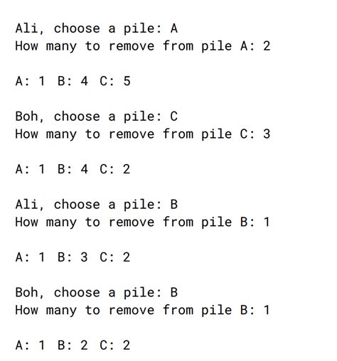 Solved Im Looking To Create A Game Of Nim With C Code