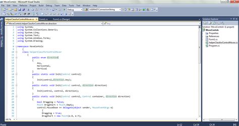 Move Controls With The Mouse On A Form At Runtime
