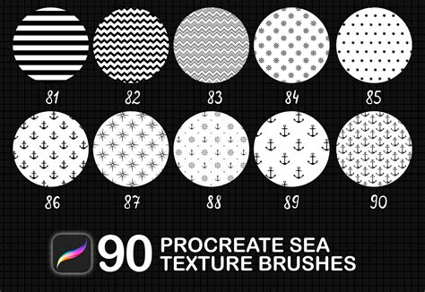 Procreate Sea Ocean Brushes Procreate Clothes Fabric Brush Etsy